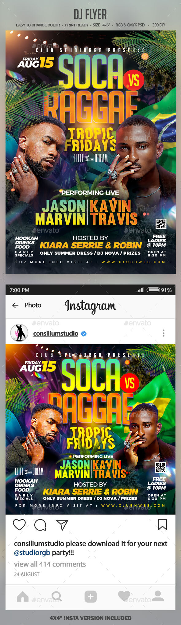 Soca Graphics, Designs & Templates | GraphicRiver