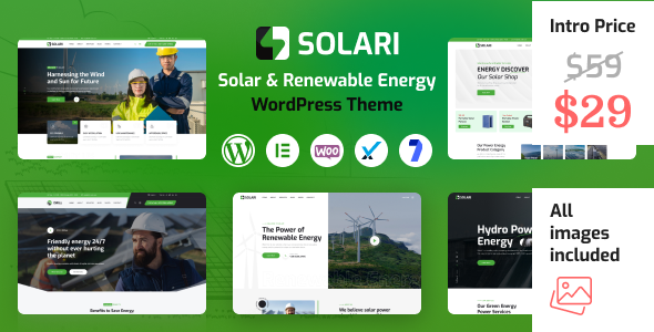 Solar Website Templates | ThemeForest