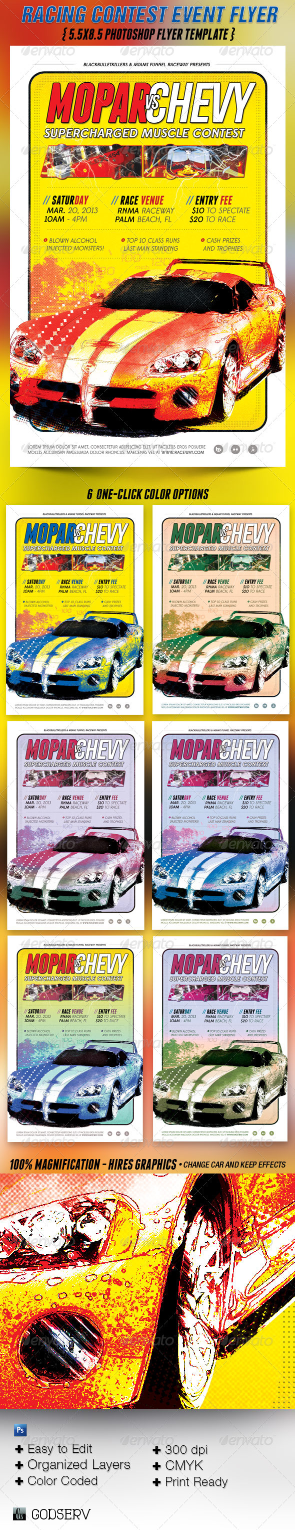 Nascar Graphics, Designs & Templates | GraphicRiver