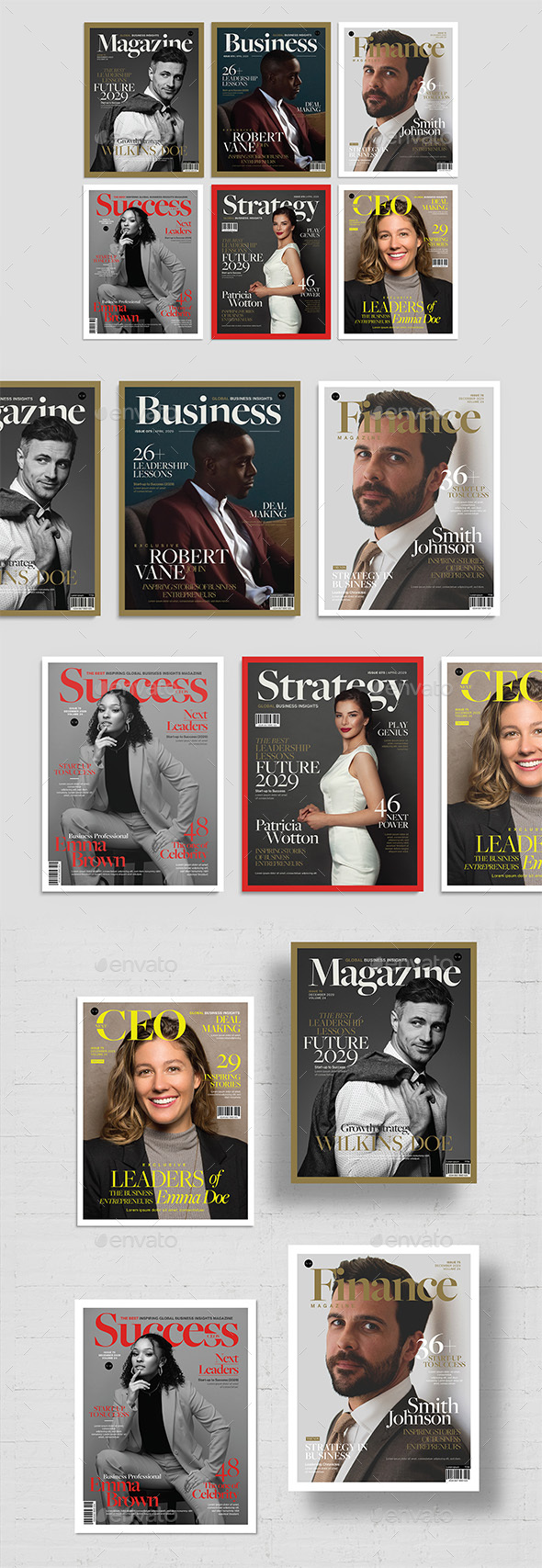 2024's Best Selling Magazine Templates