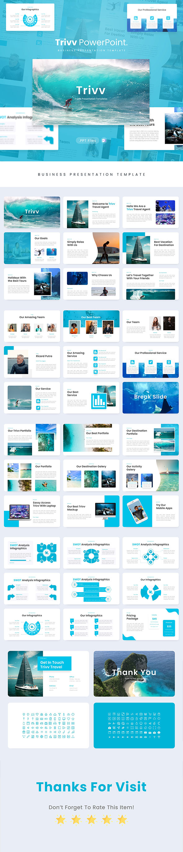 Travel PowerPoint Templates | GraphicRiver