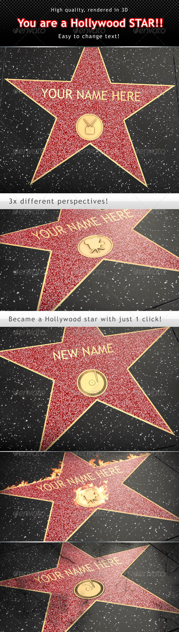 Hollywood Graphics, Designs & Templates | GraphicRiver