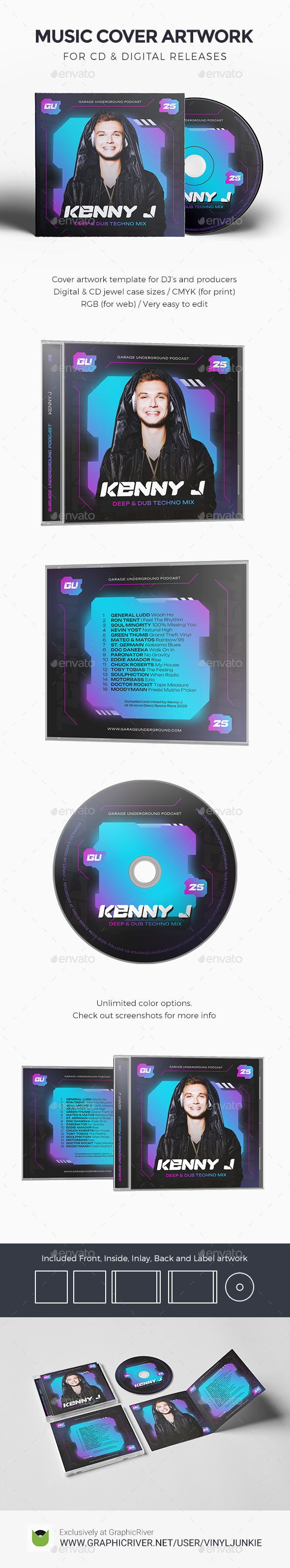 CD & DVD Artwork Templates from GraphicRiver