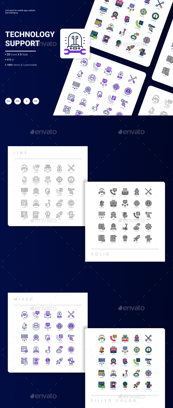 Technology Icons from GraphicRiver