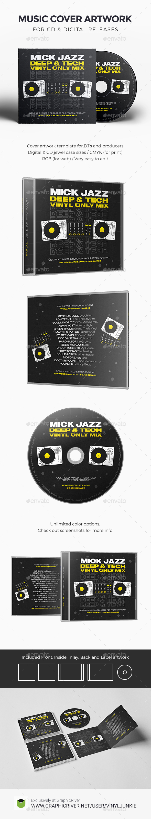 CD & DVD Artwork Templates from GraphicRiver