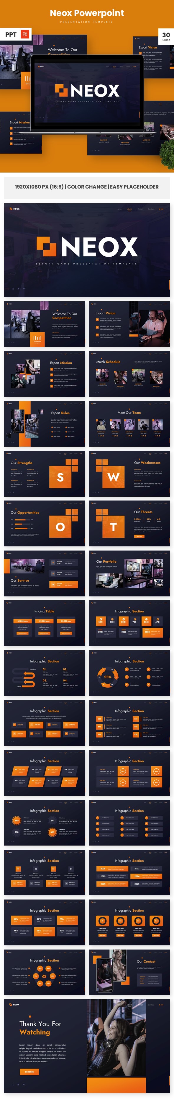 Esports PowerPoint Templates | GraphicRiver