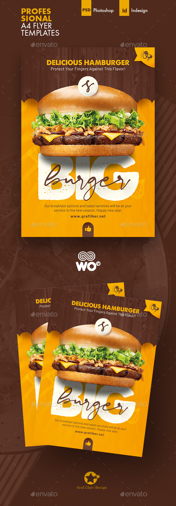 Burger Graphics, Designs & Templates | GraphicRiver