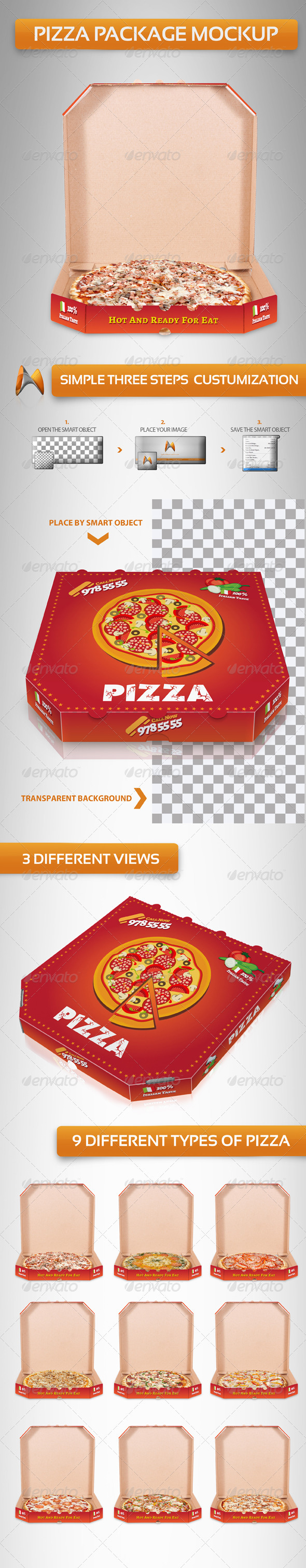 Pizza Graphics, Designs & Templates from GraphicRiver