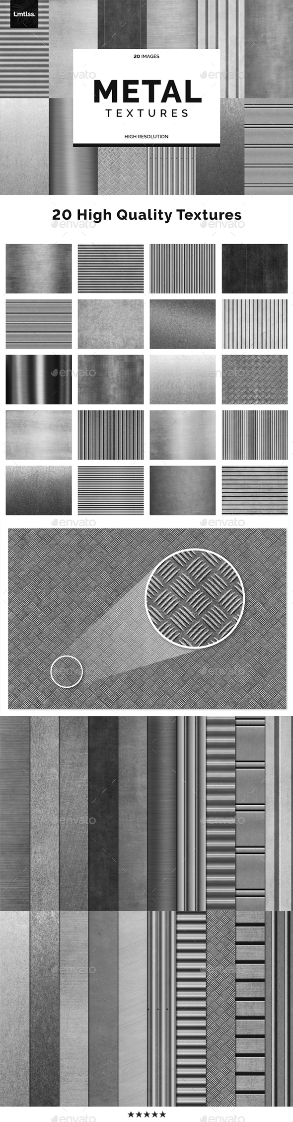 Metal Textures & Background Images from GraphicRiver
