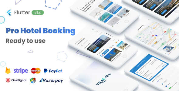 Flutter Pro Hotel Booking Full Application Travel And Hotel Flutter Graphicfort