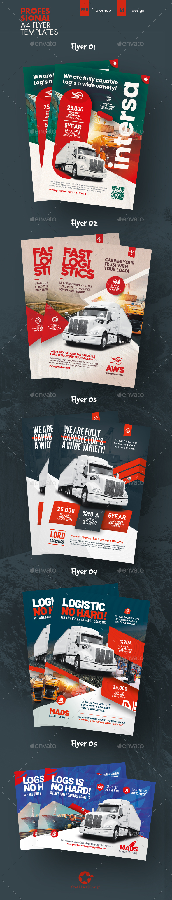 Logistics Graphics, Designs & Templates | GraphicRiver