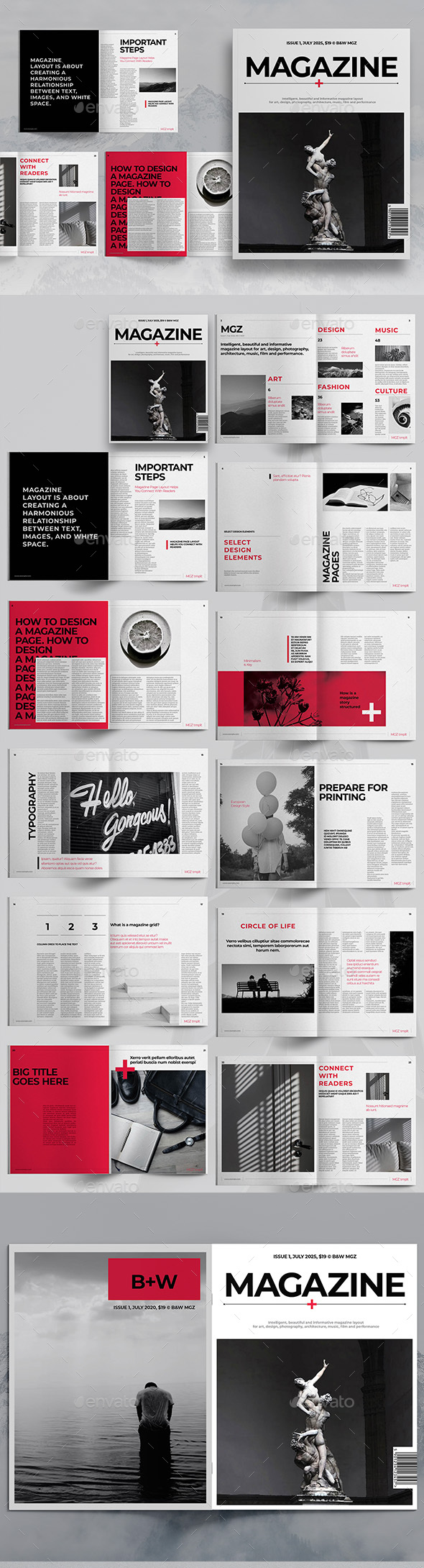 2024's Best Selling Magazine Templates