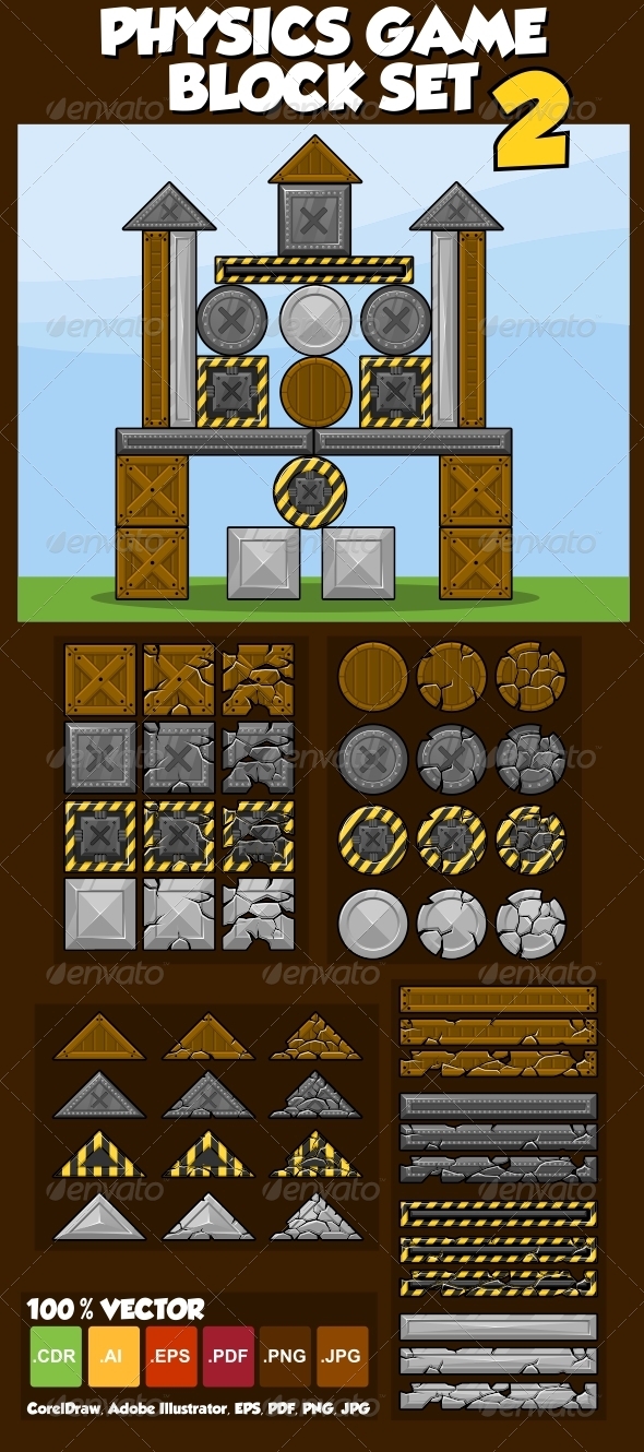 Box Game Sprites & Sheet Templates from GraphicRiver