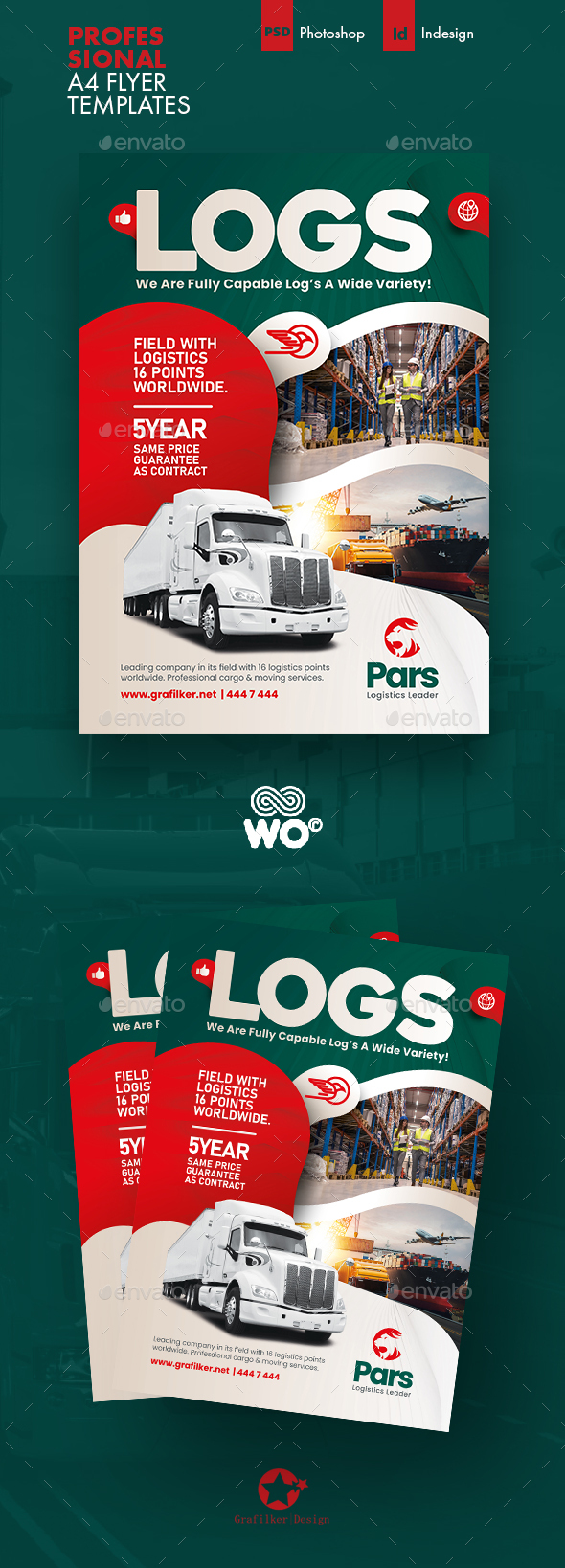 Logistics Graphics, Designs & Templates | GraphicRiver