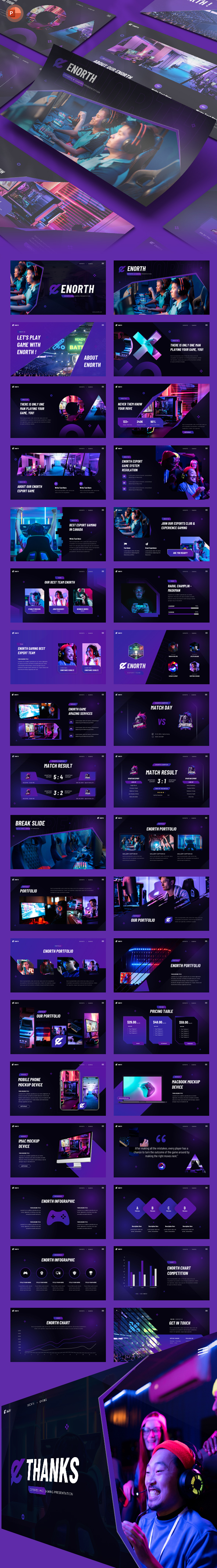 Esports PowerPoint Templates | GraphicRiver