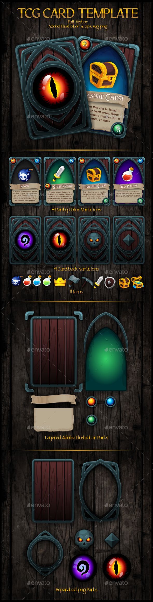 Tcg Graphics, Designs & Templates | GraphicRiver