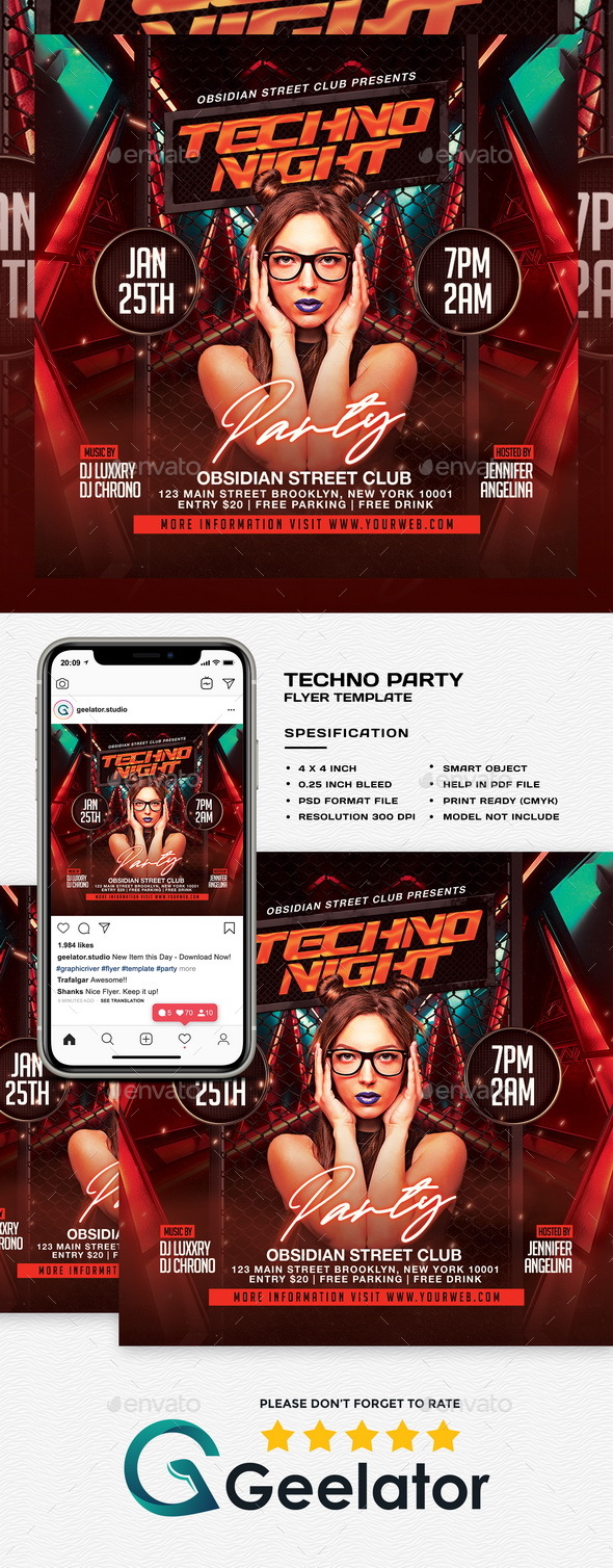 Techno Graphics, Designs & Templates | GraphicRiver