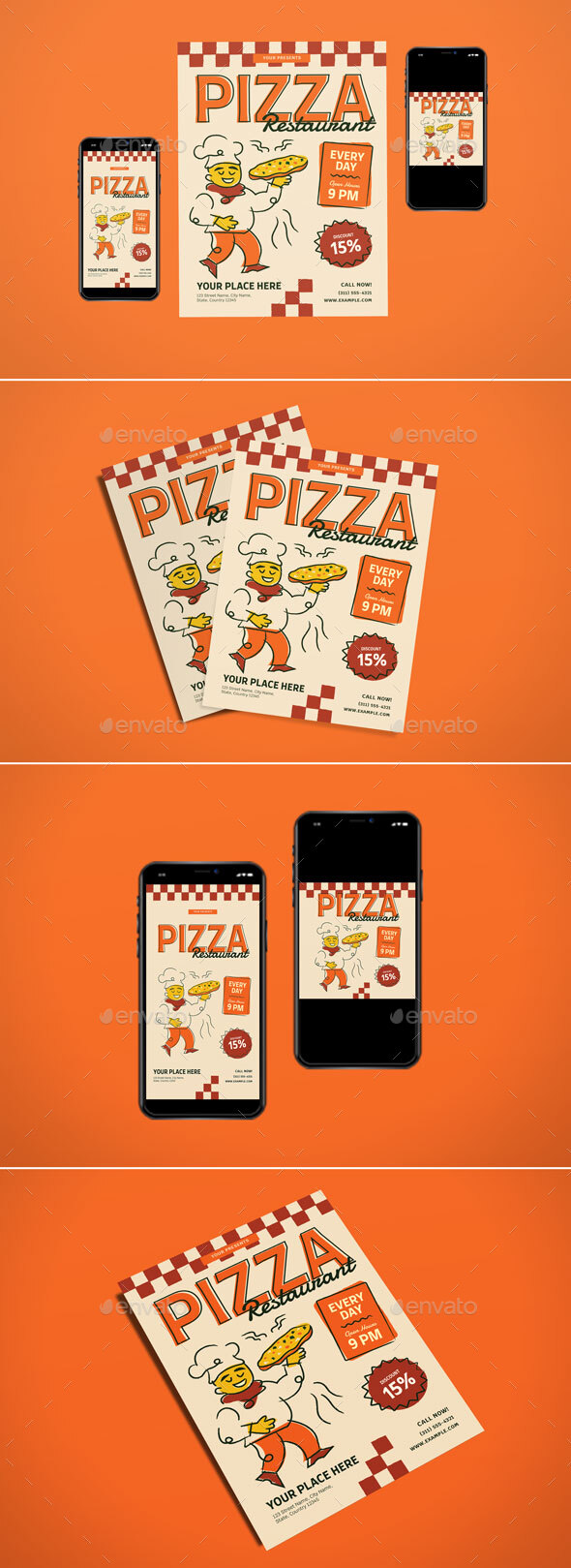 Pizza Graphics, Designs & Templates | GraphicRiver