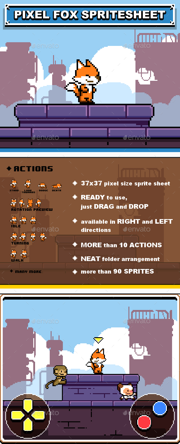 Game Sprites & Sheet Templates from GraphicRiver