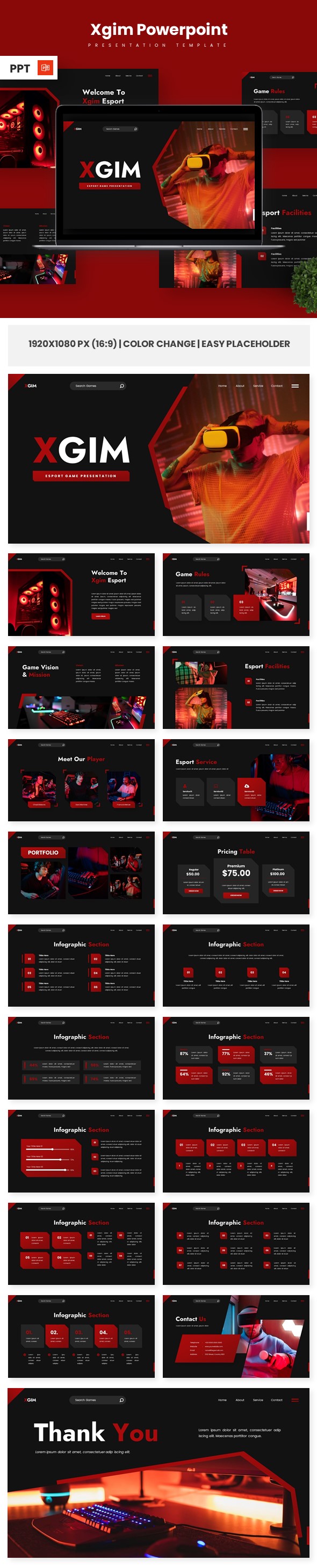 Esports PowerPoint Templates | GraphicRiver