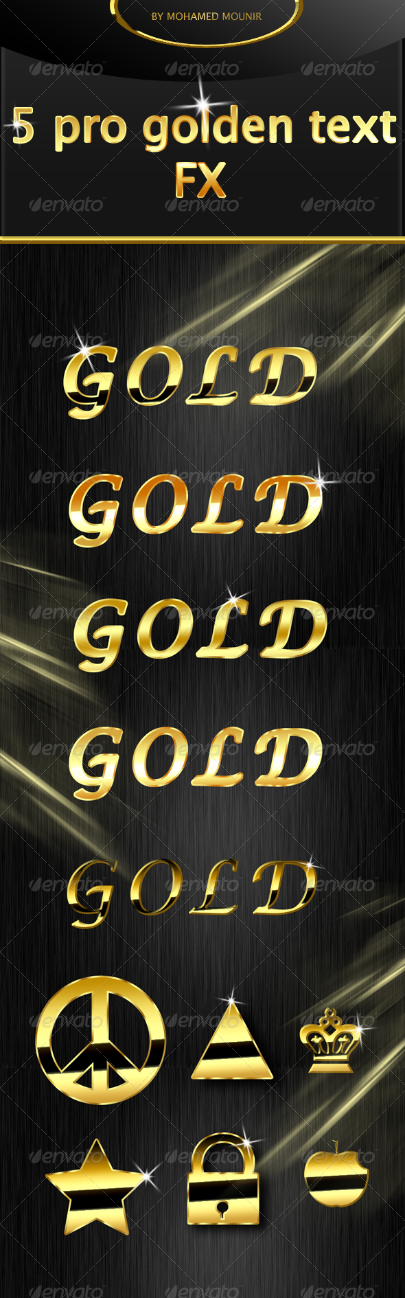 Gold Graphics, Designs & Templates from GraphicRiver