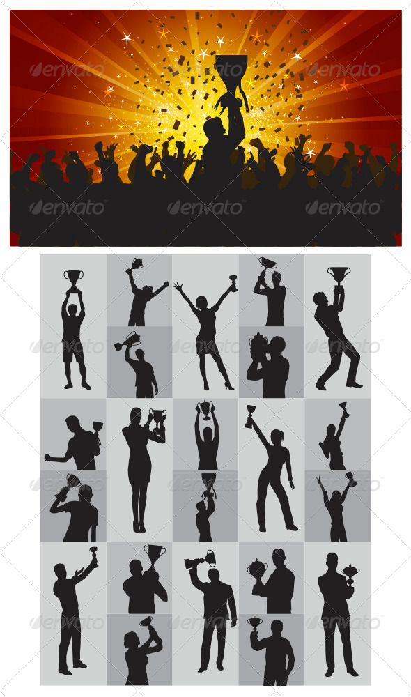 Winner Graphics, Designs & Templates | GraphicRiver