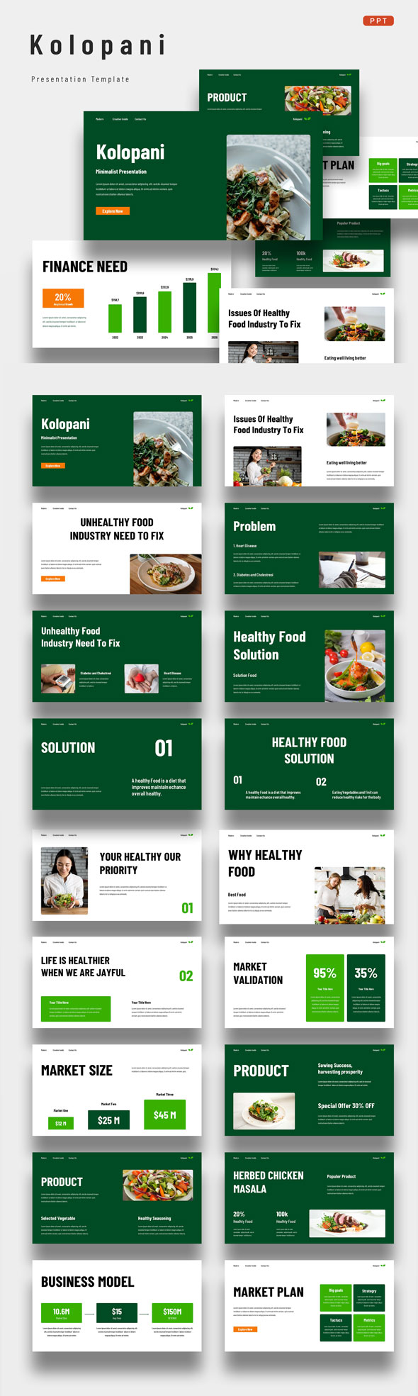 Food PowerPoint Templates | GraphicRiver
