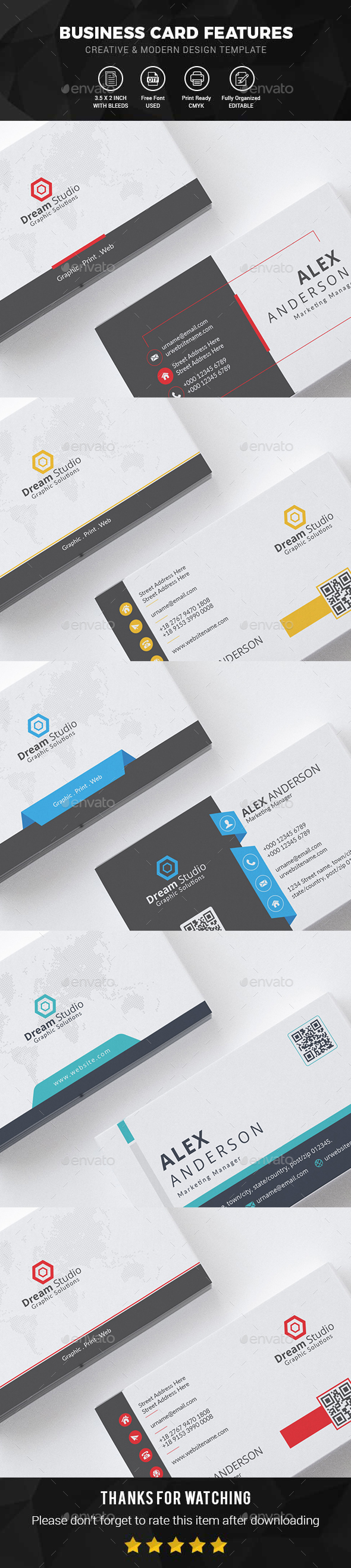 2024's Best Selling Business Card Templates & Designs