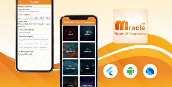 Miraclekit Flutter Ui Components Ui Component Flutter Material Widget Graphicfort