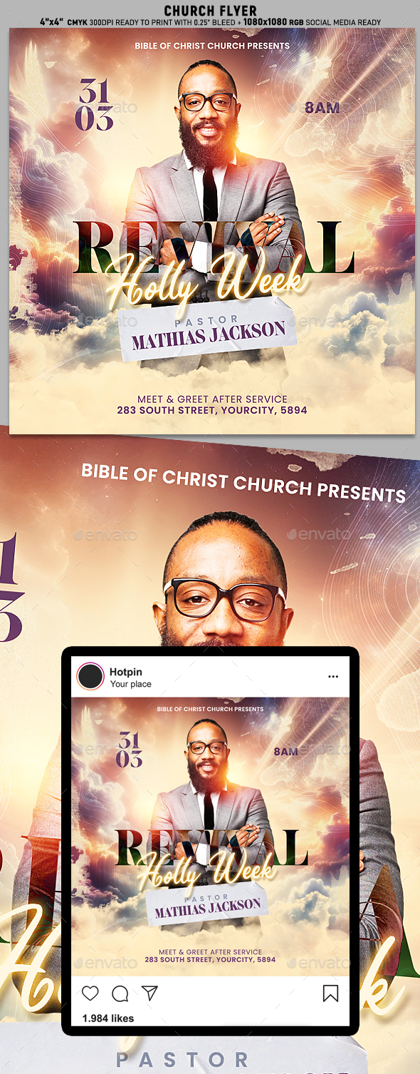 Church Graphics, Designs & Templates | GraphicRiver