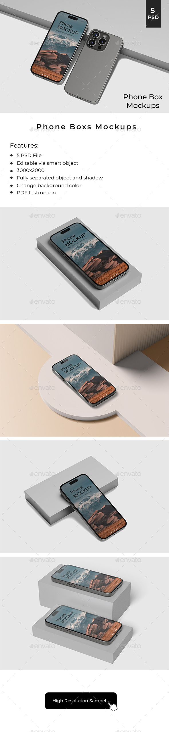 Mobile Mockups from GraphicRiver