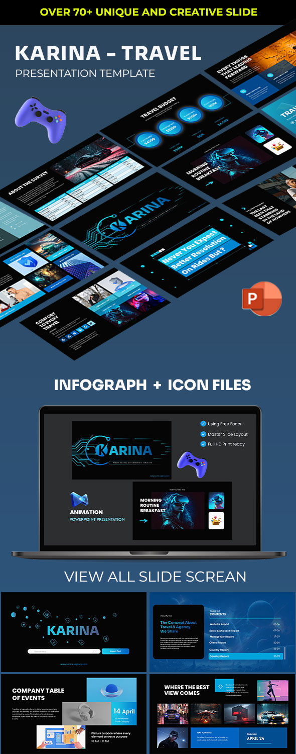 Travel PowerPoint Templates | GraphicRiver