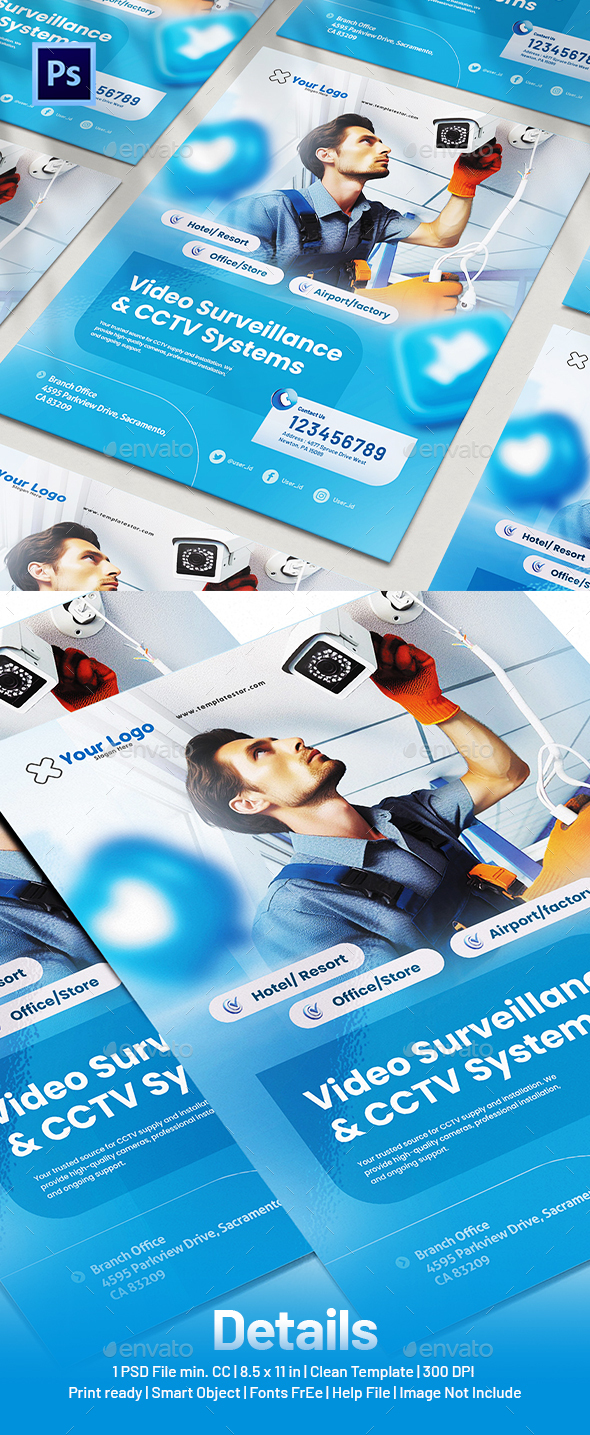 Cctv Flyer Templates | GraphicRiver