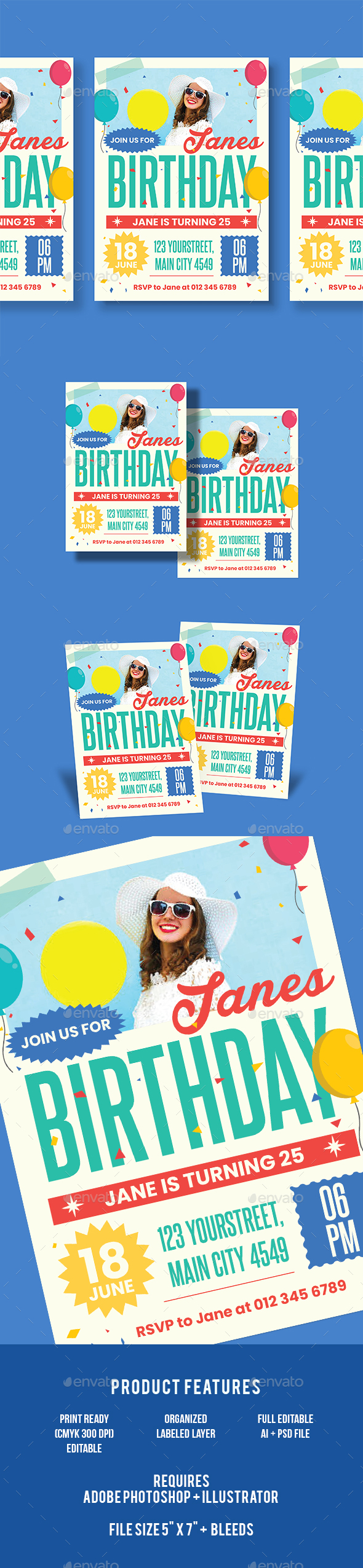 Birthday Graphics, Designs & Templates | GraphicRiver