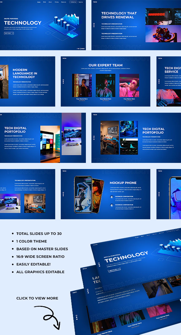 Technology PowerPoint Templates | GraphicRiver