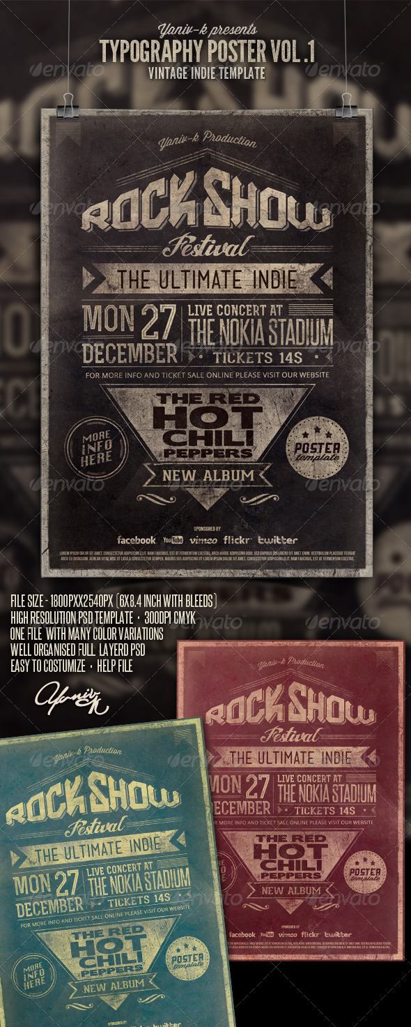 Typography Graphics, Designs & Templates | GraphicRiver