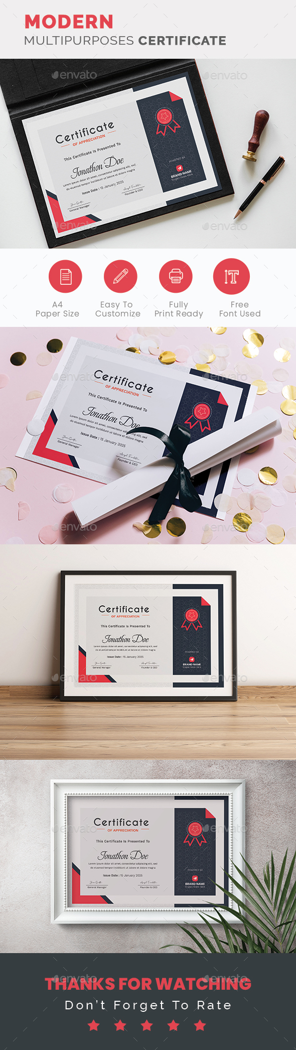Certificates Graphics, Designs & Templates | GraphicRiver