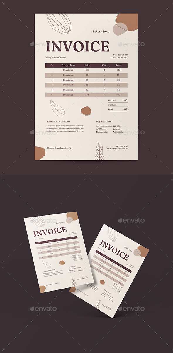 Business Proposal & Invoice Templates from GraphicRiver