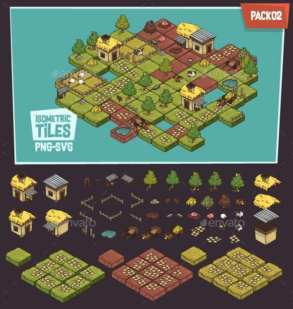 Game Tilesets from GraphicRiver