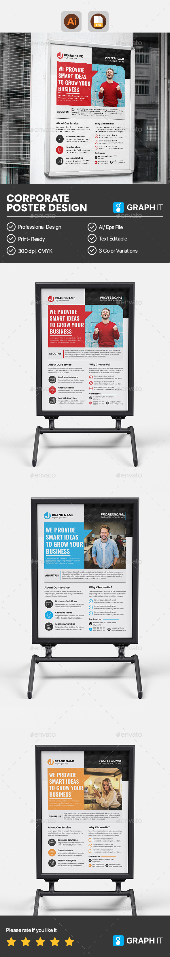 Poster Graphics, Designs & Templates | GraphicRiver