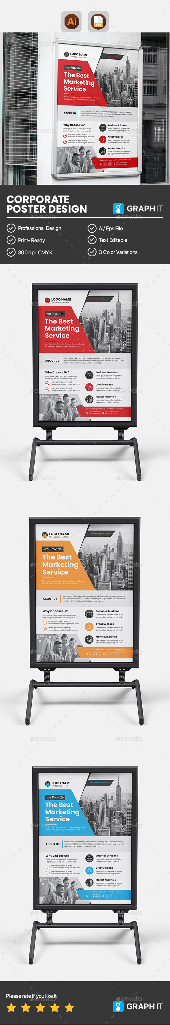 Poster Graphics, Designs & Templates | GraphicRiver