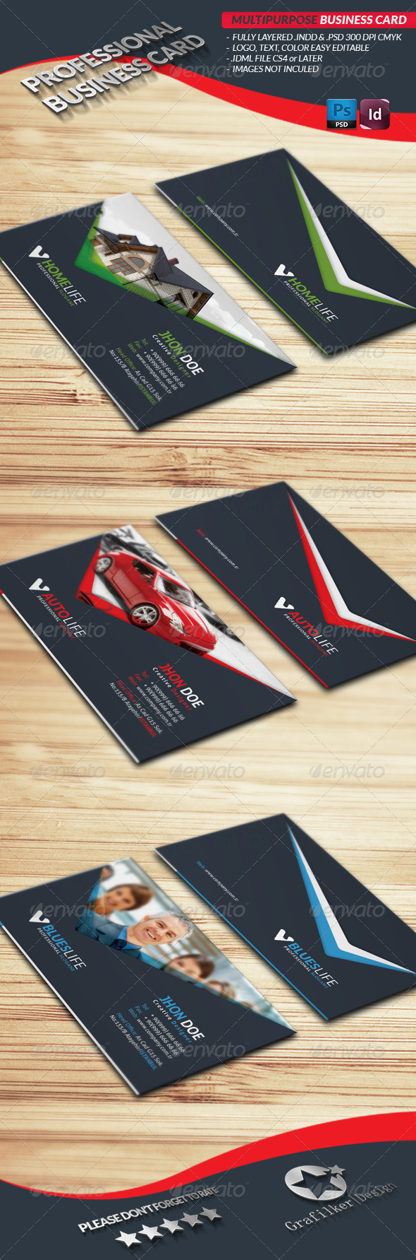 Auto Business Card Templates & Designs from GraphicRiver