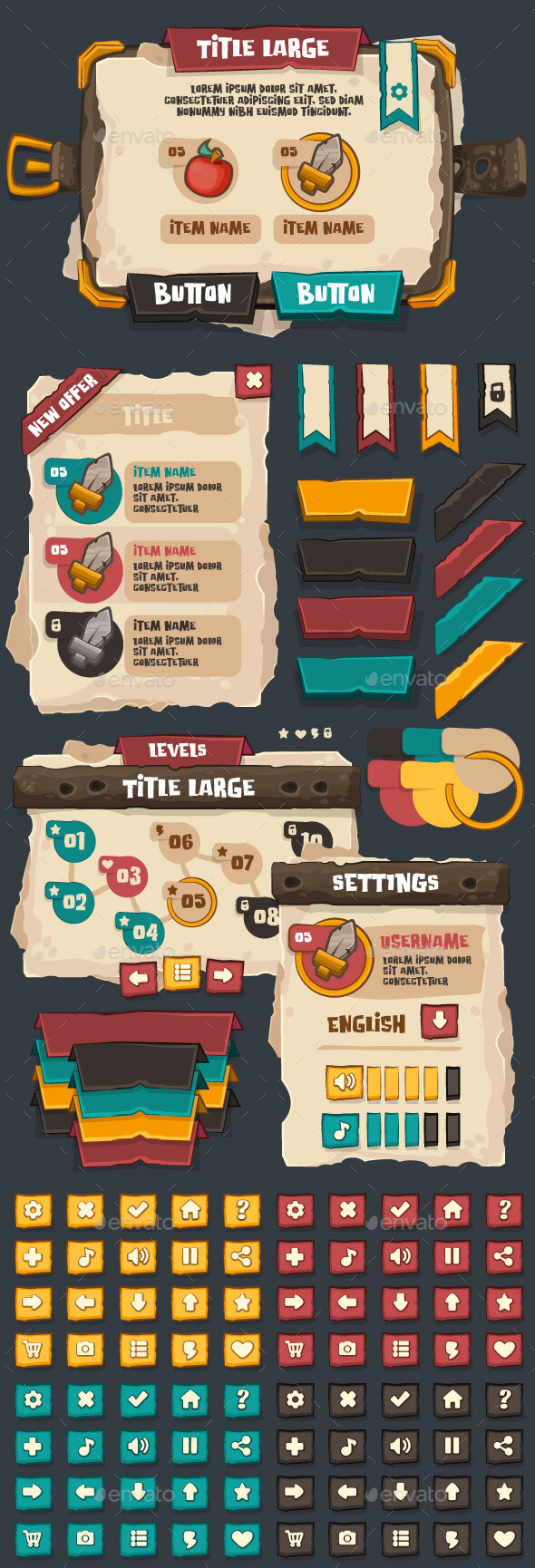 Game Assets from GraphicRiver