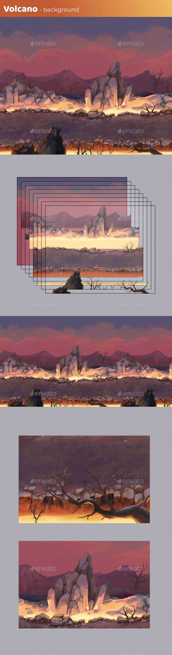 Lava 2D Game Assets from GraphicRiver