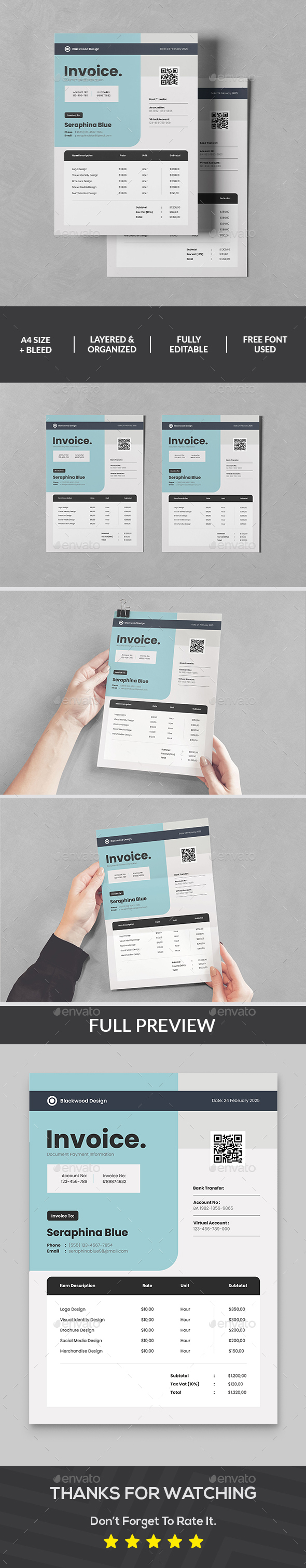 Business Proposal & Invoice Templates from GraphicRiver