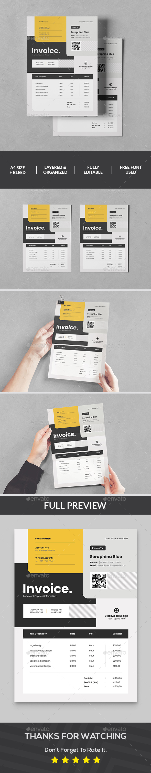 Business Proposal & Invoice Templates from GraphicRiver