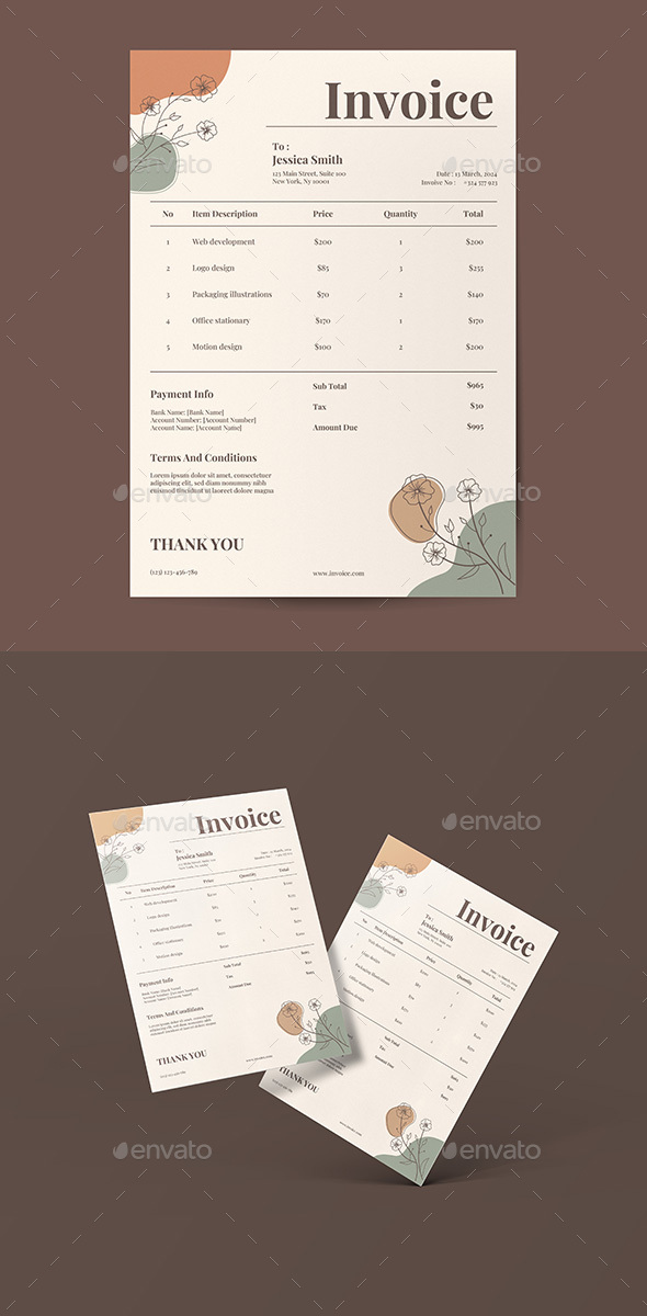 Business Proposal & Invoice Templates from GraphicRiver