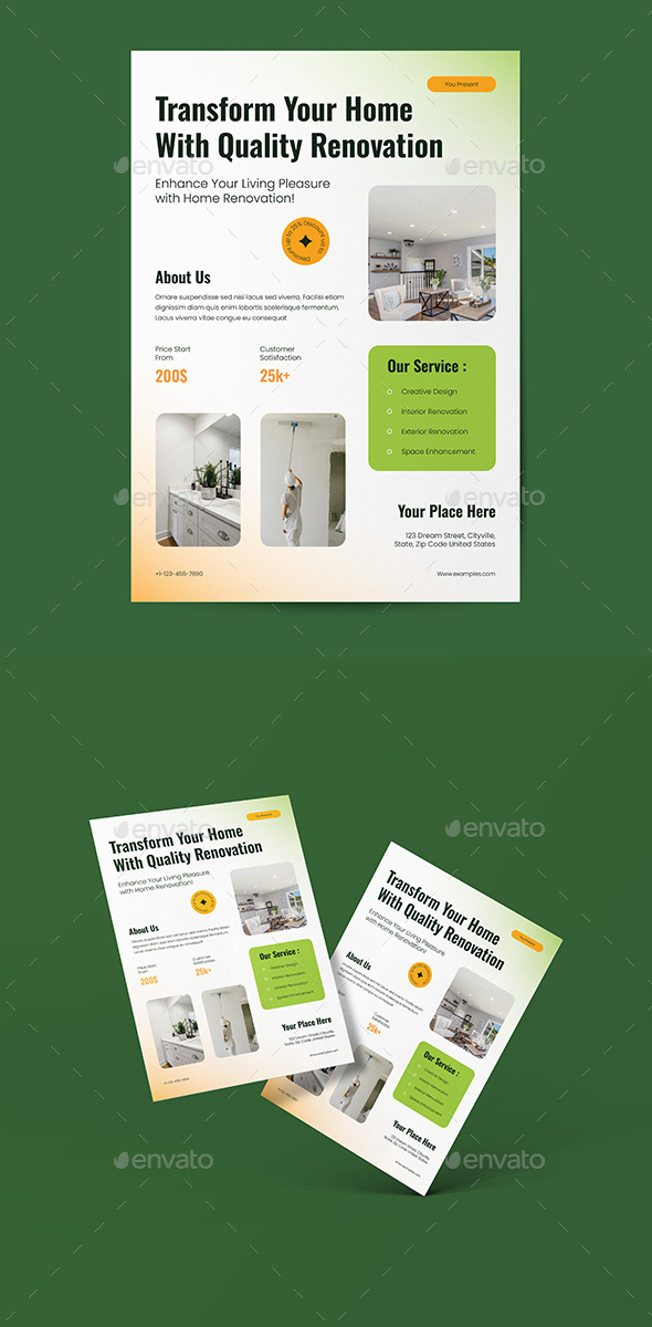 Renovation Graphics, Designs & Templates | GraphicRiver