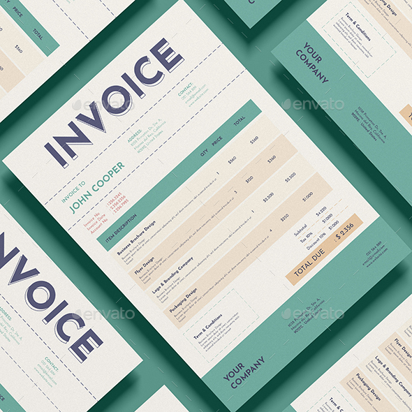 Business Proposal & Invoice Templates from GraphicRiver