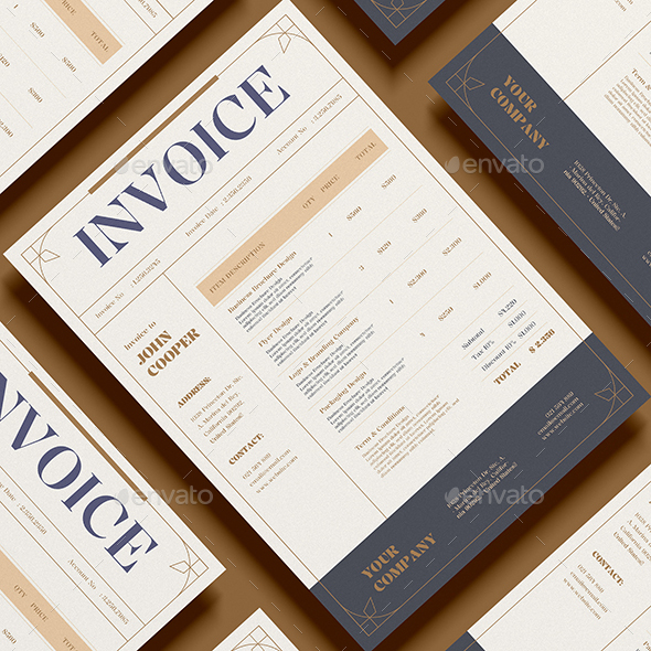 Business Proposal & Invoice Templates from GraphicRiver